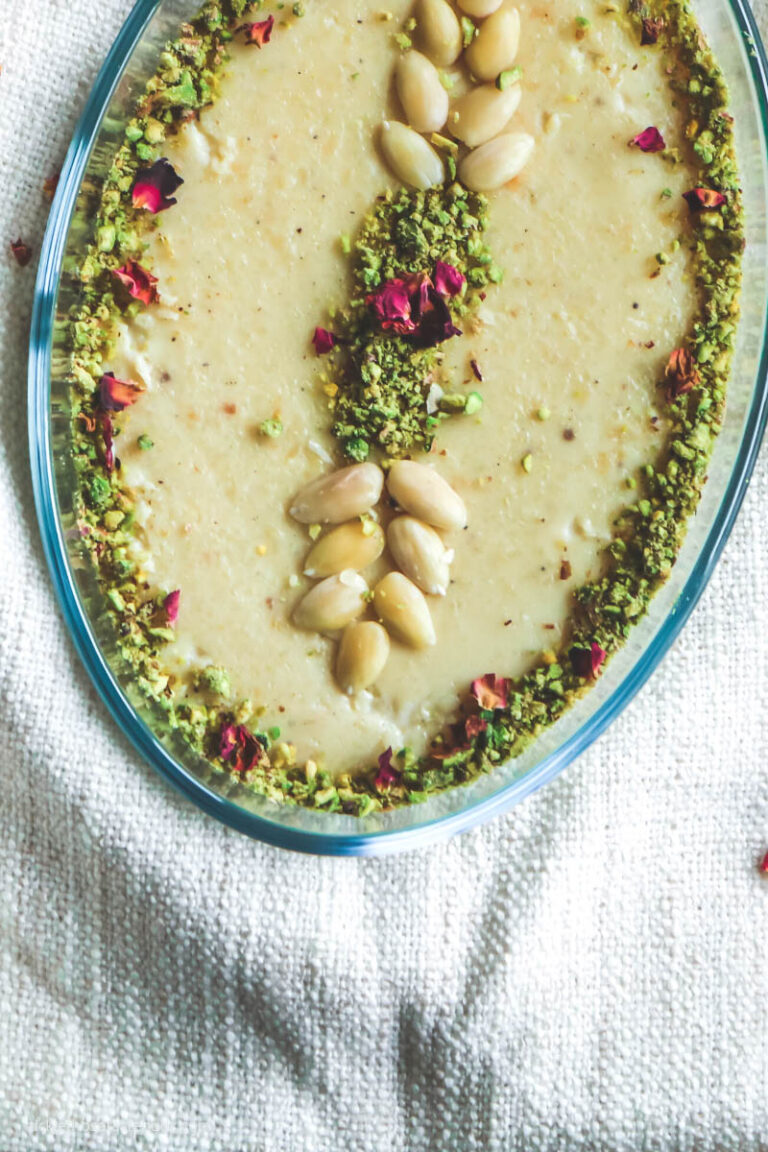 Almond and Rice Pudding (Pakistani Badam Kheer) | Tickle Those Taste Buds